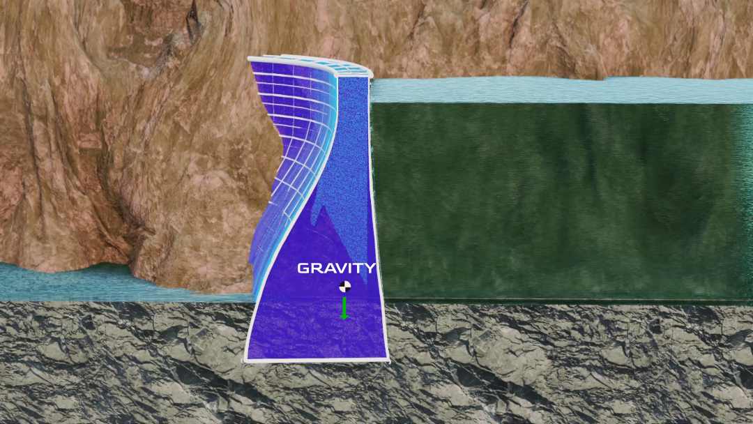 Arch Dam Cross Section
