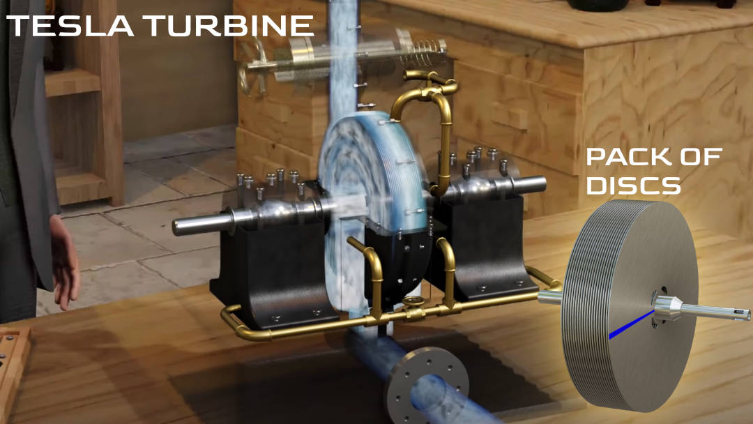 Tesla Turbine Engine